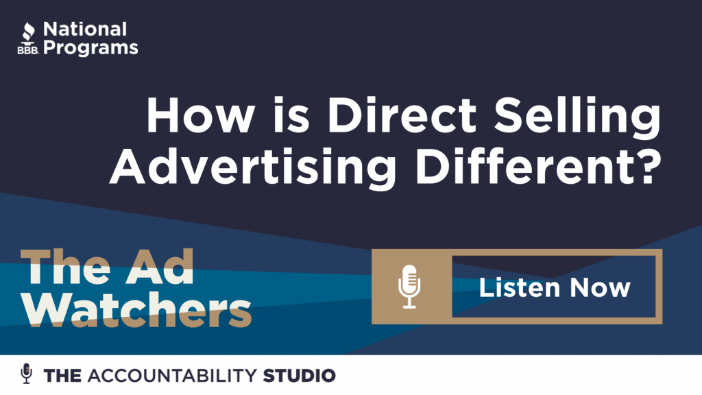 How is Direct Selling Advertising Different? - BBB National Programs
